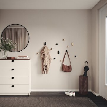 Habos sortiment - Beslag, knoppar, handtag & inredningstillbehör | Habo